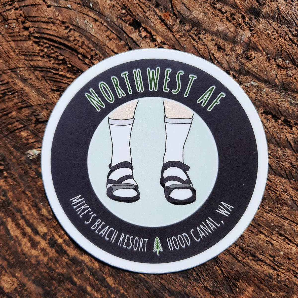 Northwest AF Sticker – Olympic Oyster Co.